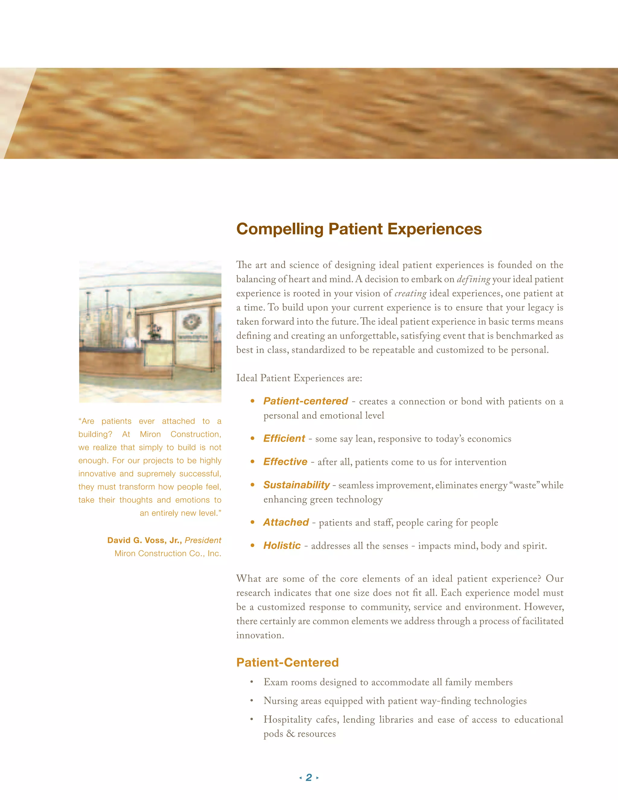 Creating the ideal patient experience | PDF