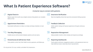Elevating Healthcare Journeys with Patient Experience Software | PPTX