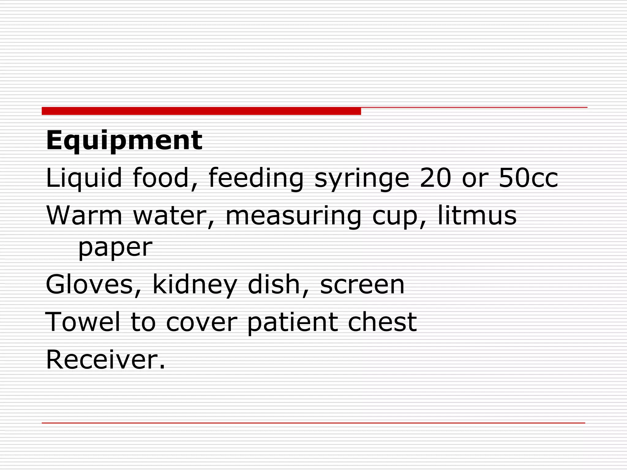 Patient feeding | PPTX