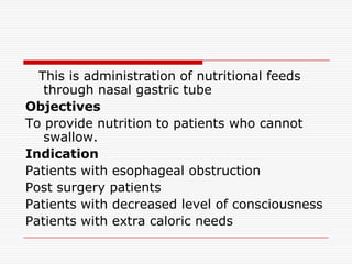 Patient feeding | PPTX