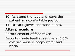 Patient feeding | PPTX