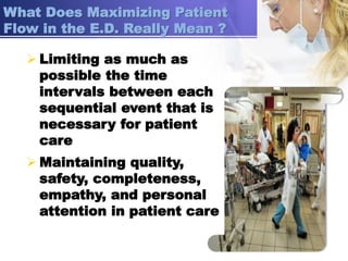 Patient flow efficiency techniques in emergency department | PDF