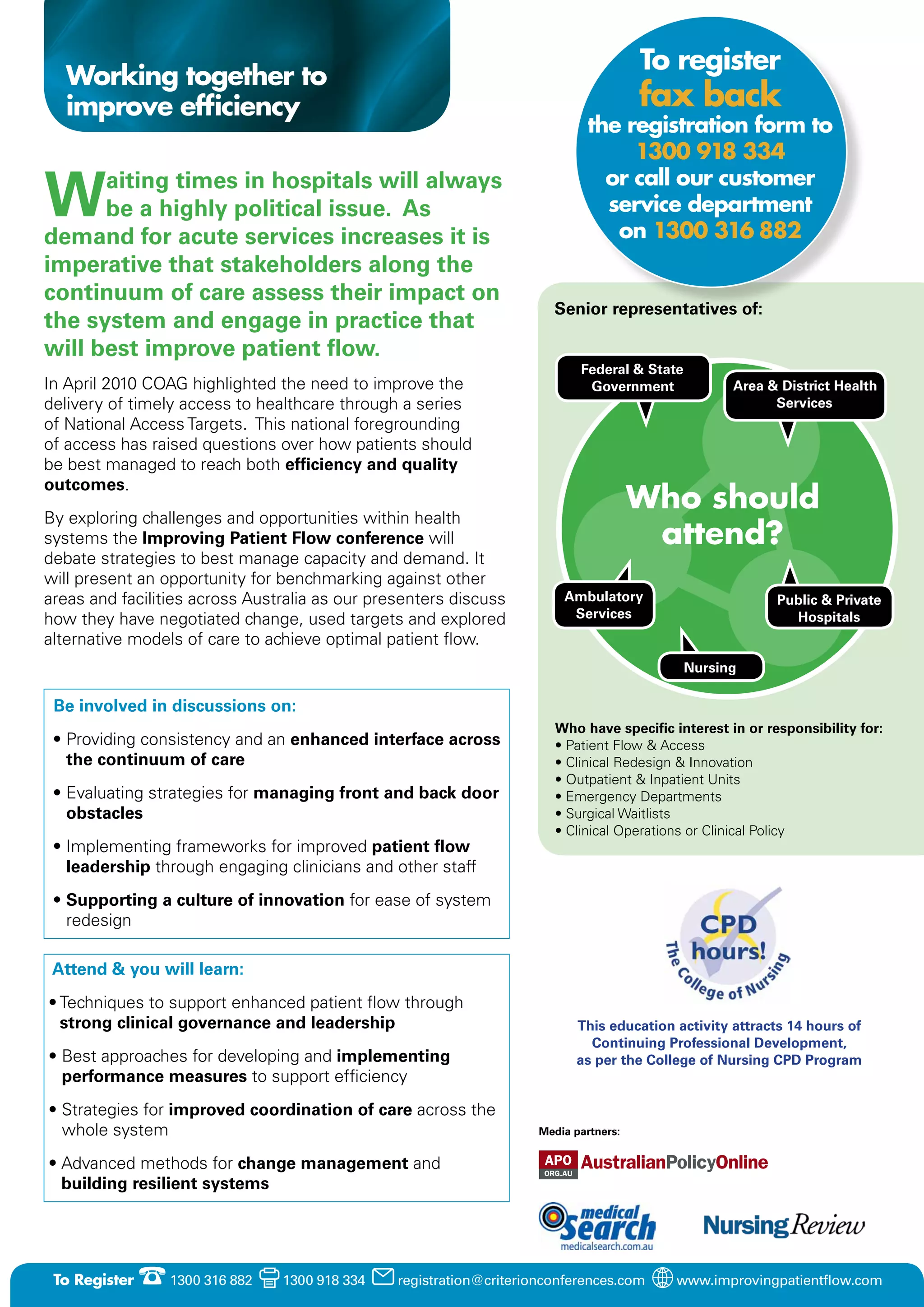 Improving Patient Flow Pdf