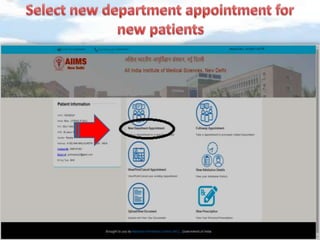 Patient guide for AIIMS video consults | PPT