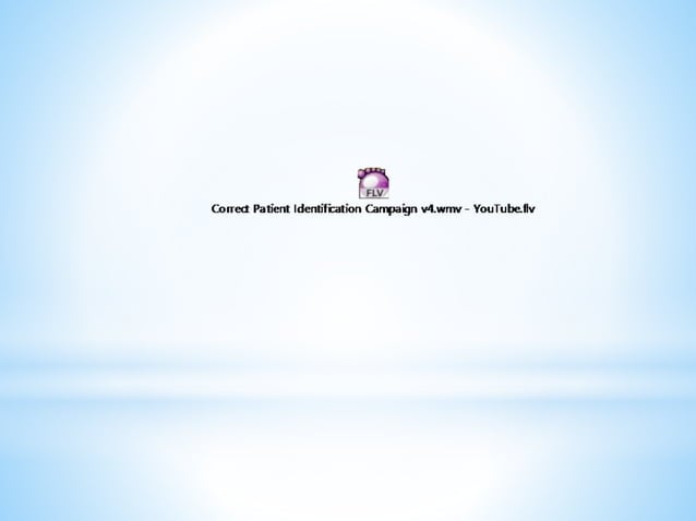 Patient identification | PPTX | Healthcare Industry | Industries