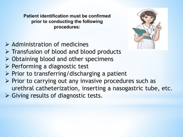 Patient identification | PPTX | Healthcare Industry | Industries