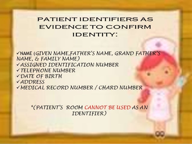 Patient identification