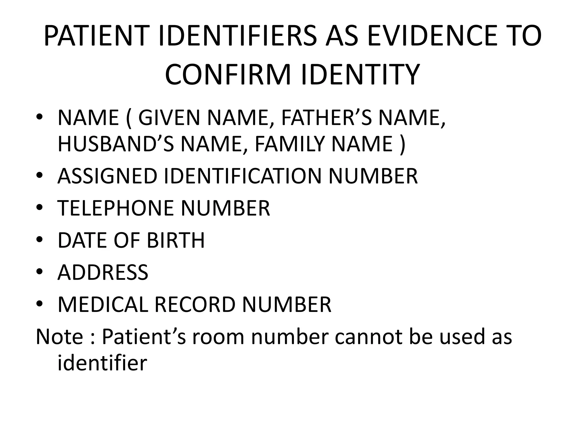 patient identification.pptx