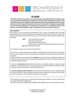 Patient info rchop | DOCX
