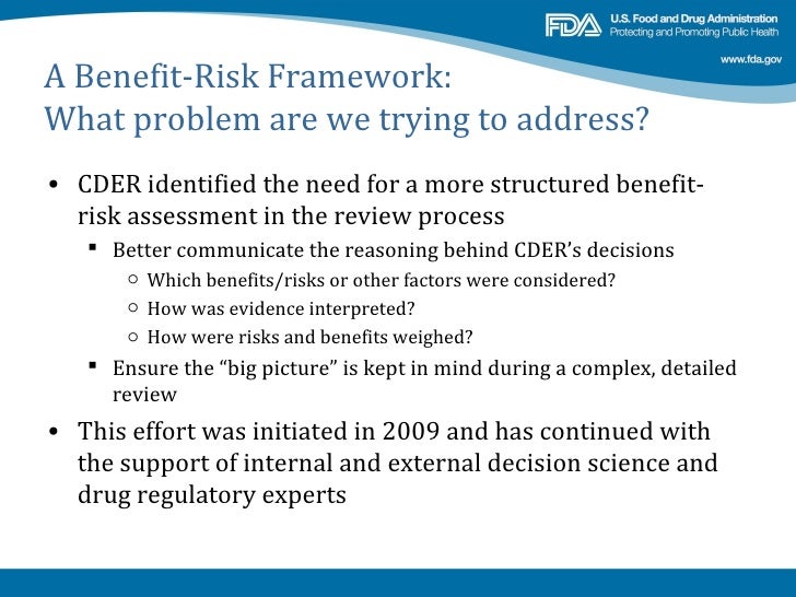 FDA and Patient Interactions On Benefit-Risk Determinations