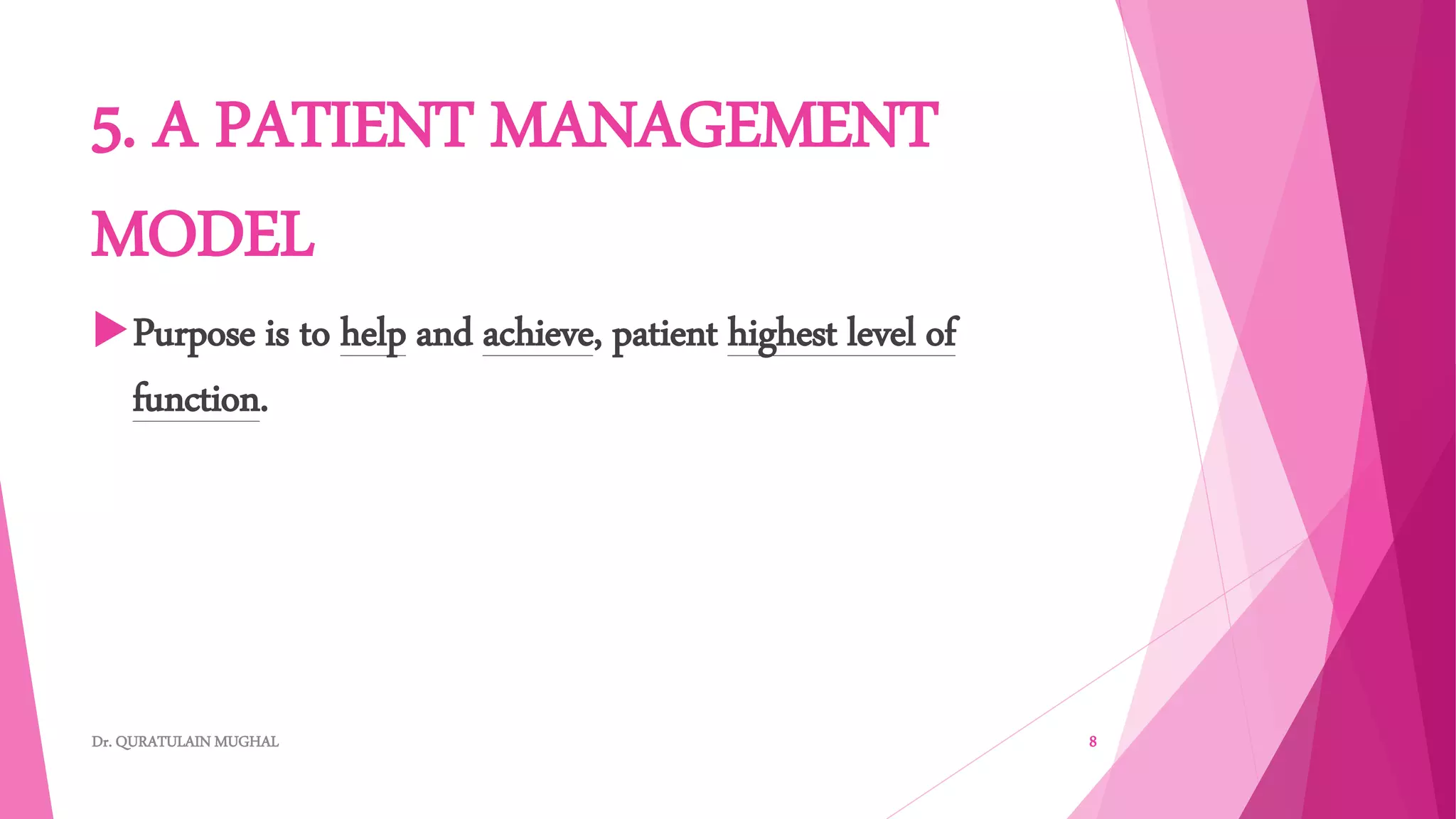 Patient management and clinical decision | PPTX