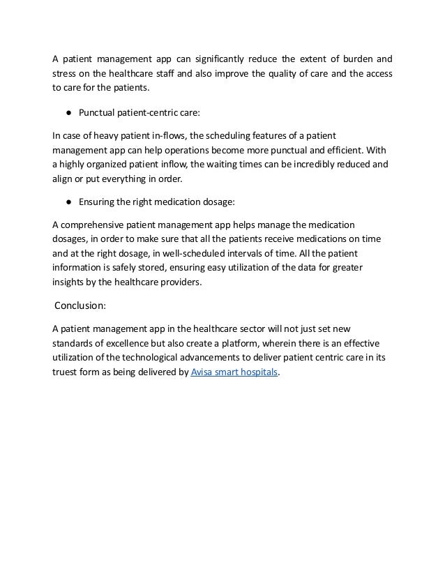 Patient Management App | PDF | Healthcare Industry | Industries