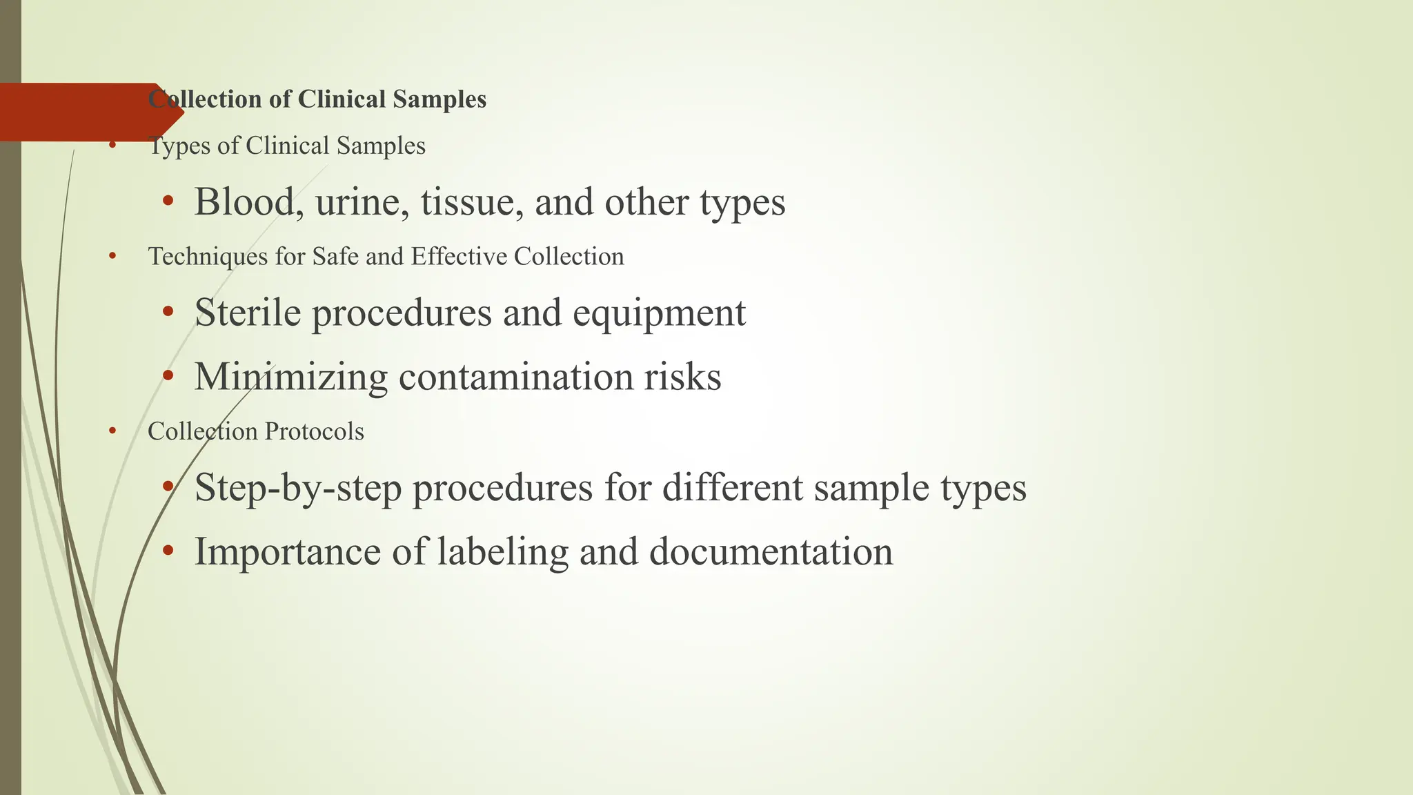 Patient management for clinical samples collection, collection.pptx