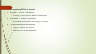 Patient management for clinical samples collection, collection.pptx