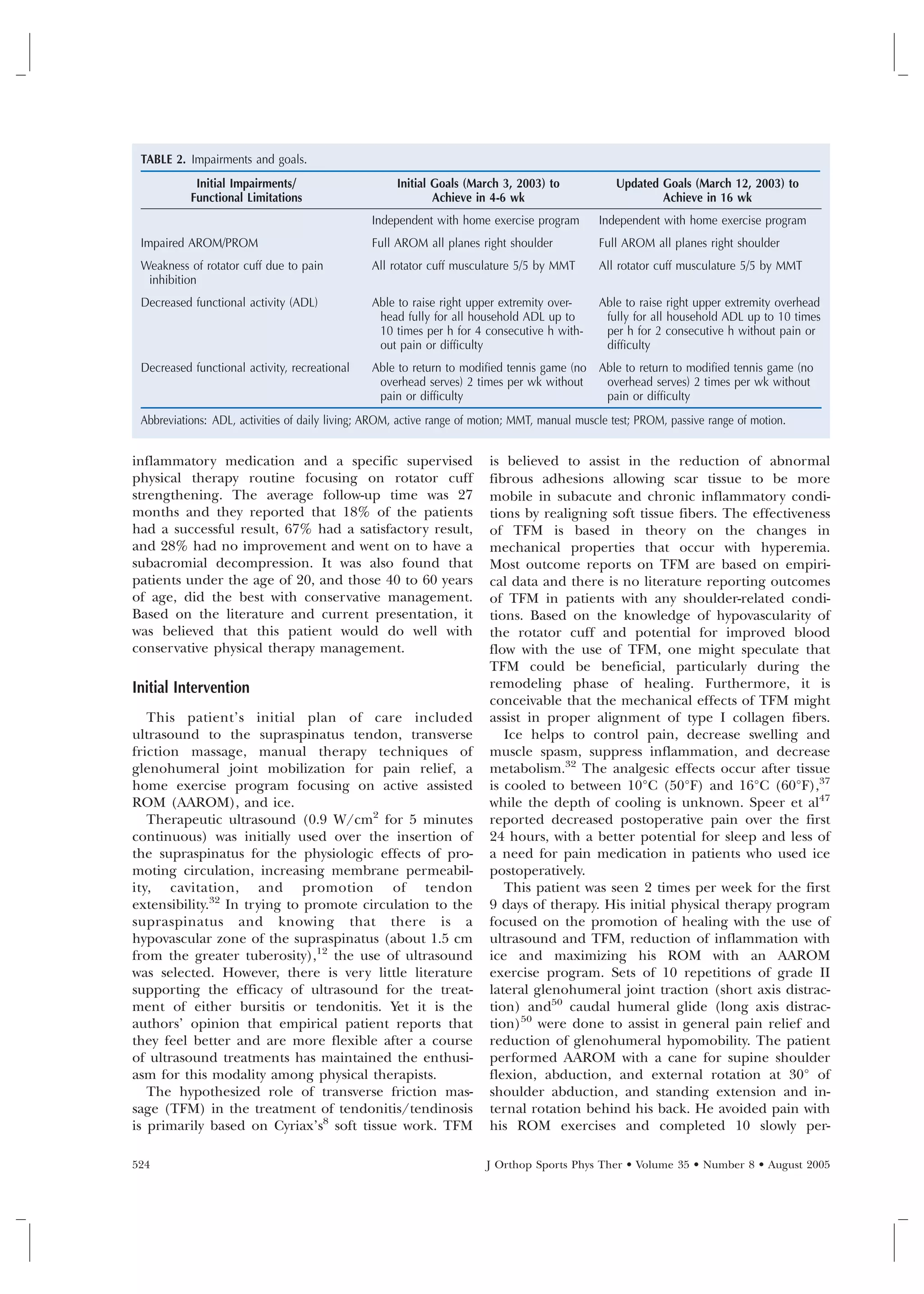Patient Management with Greater Tuberosity Fracture and Rotator Cuff ...