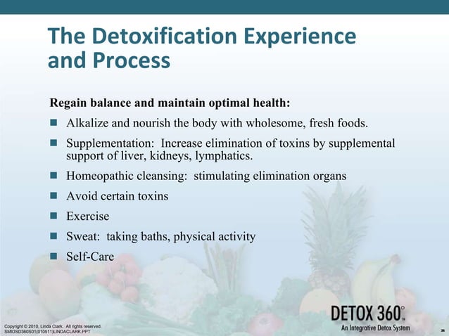 Introduction to Detox 360 | PPT | Endocrine and Metabolic Diseases | Diseases and Conditions