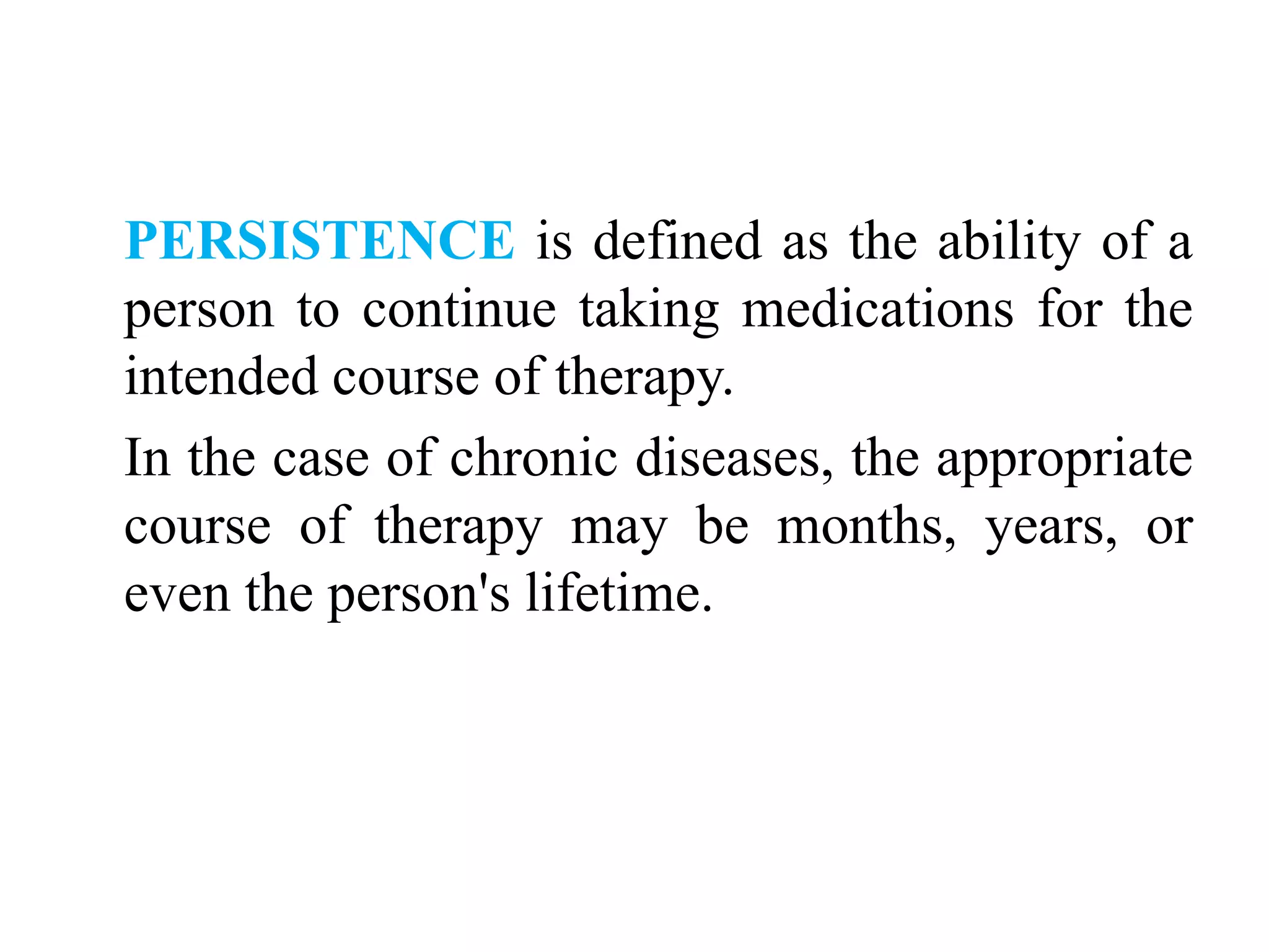 Patient medication adherence | PPTX