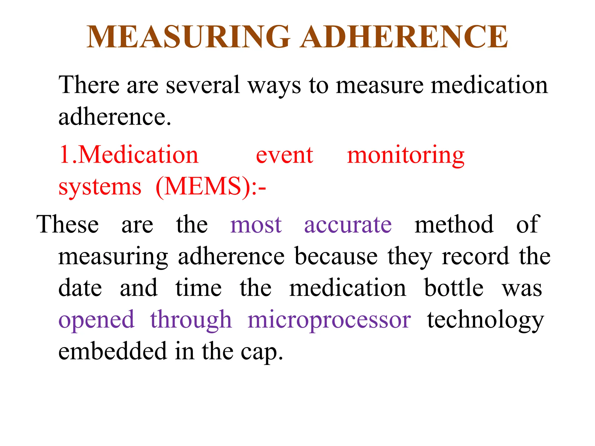 Patient medication adherence.pptx bpharm | PPTX