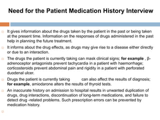 Patient Medication History Interview.pptx