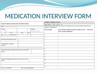 Patient Medication History Interview.pptx