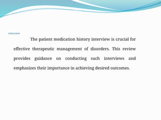 Patient Medication History Interview.pptx