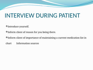 Patient Medication History Interview.pptx
