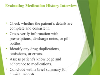Patient_Medication_History_Interview clincical pharmacy practice ppt (2 ...