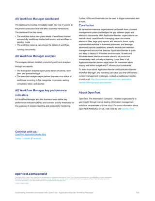 Automating Patient Management with ApplicationXtender Workflow | PDF