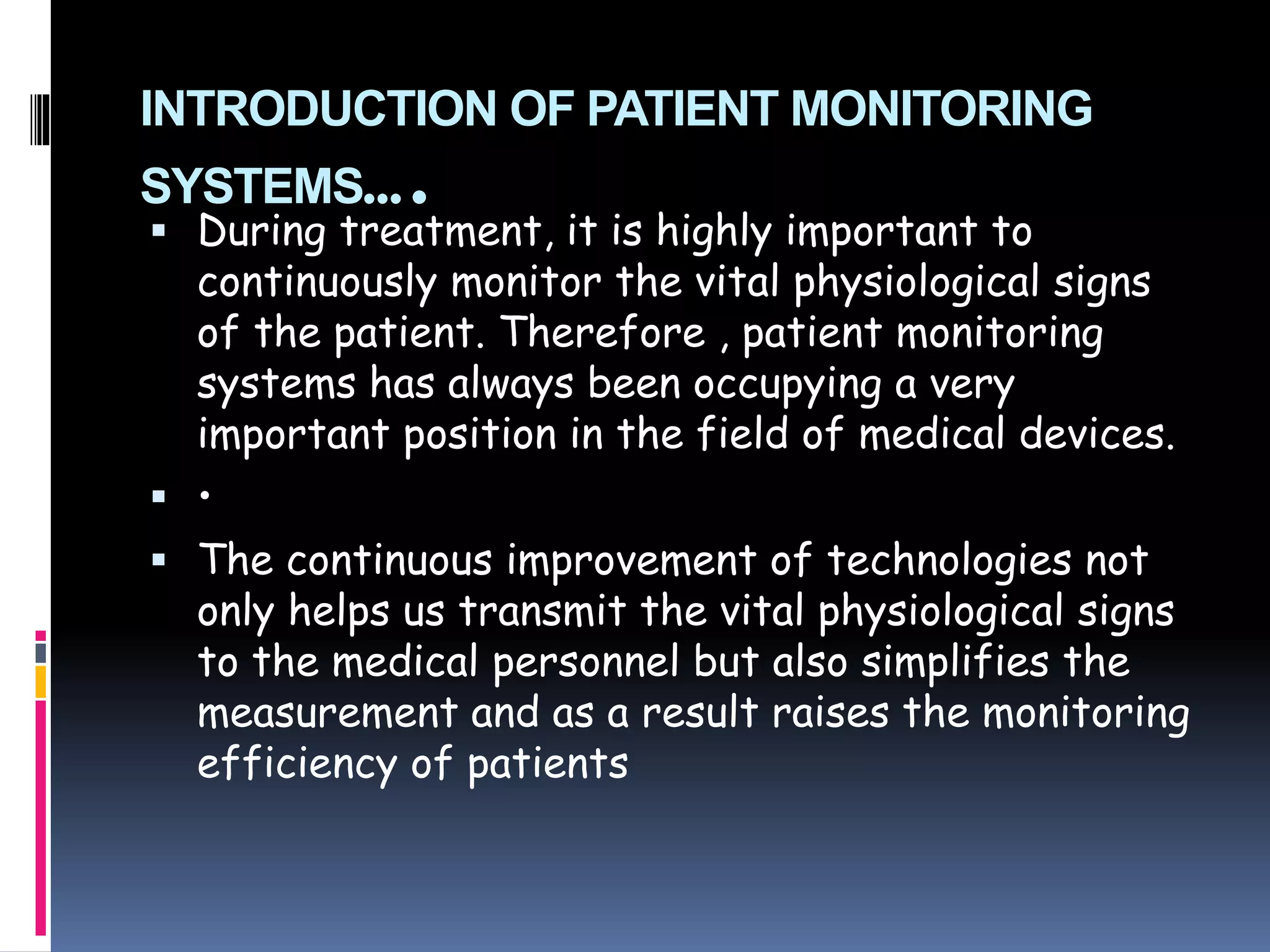 Patient monitoring system | PPTX