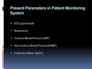 Patient monitoring system | PPTX