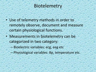 Patient monitoring system and biotelemetry | PPTX | Heart and ...