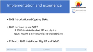Patient movement and millimetre accurate positioning with SGRT | PDF