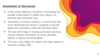 Patient narrative preparation by barka binmazi | PPTX