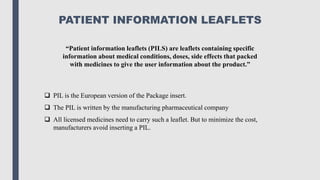 PATIENT PACKAGE INSERT (PPI).pptx