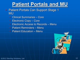 Patient Portals | PPTX