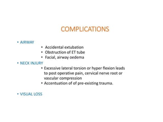 Patient positioning and associated risk | PPTX