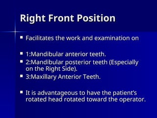 Patient Position dental lecture new lec.ppt