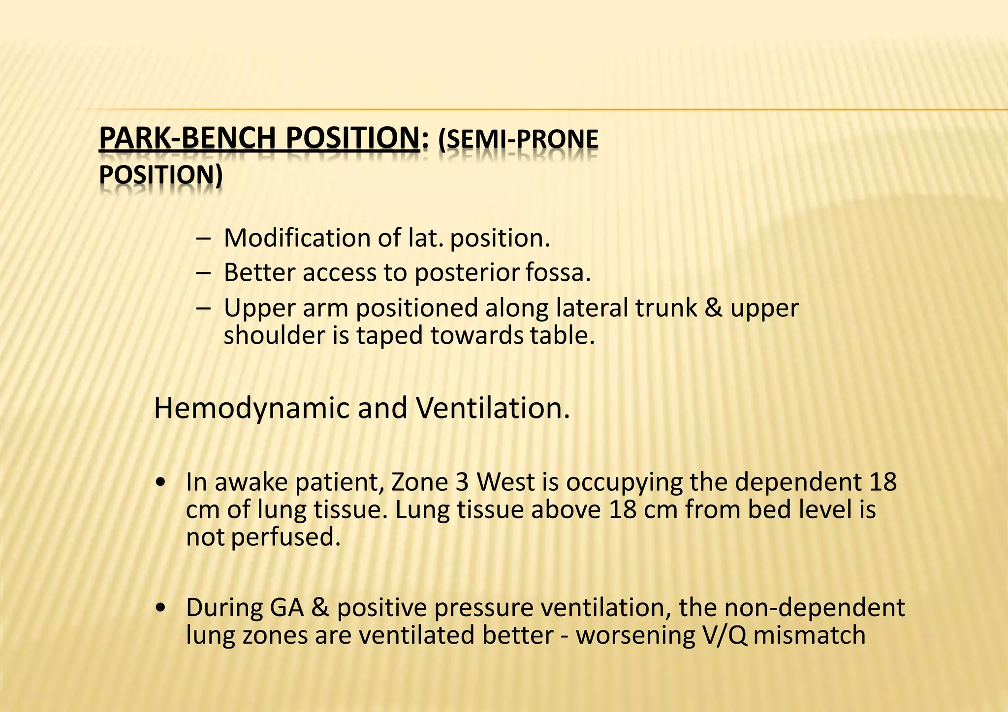 Patient position and anesthesia | PPTX