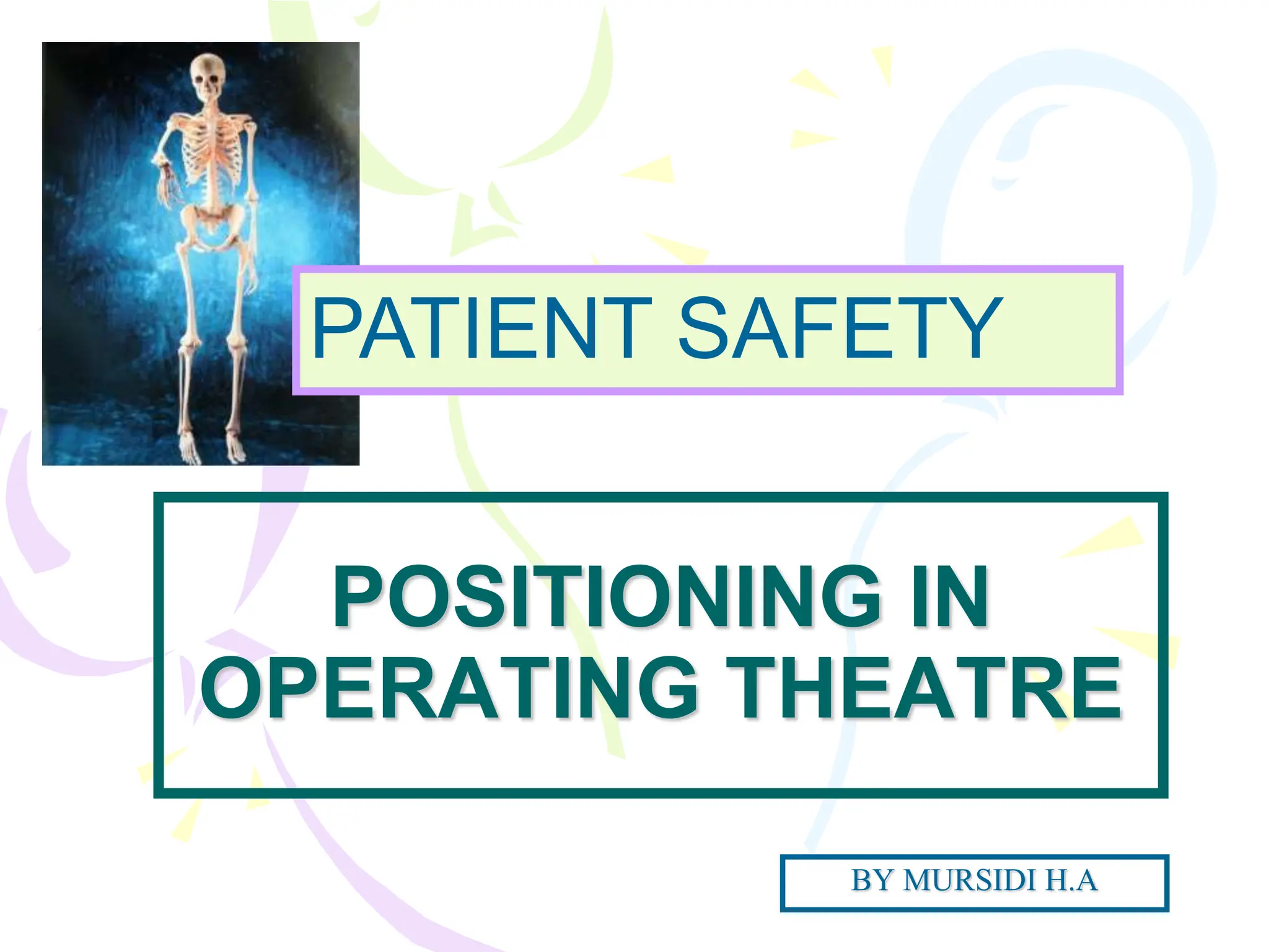 Patient positioning in surgery and orthopaedics .ppt