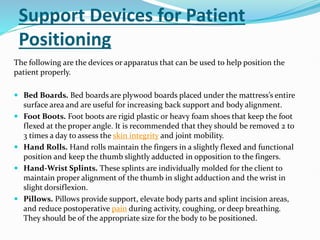 Patient Positionin OT & AT Class a detailed description | PPTX