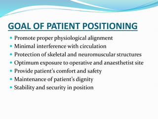 Patient Positionin OT & AT Class a detailed description | PPT