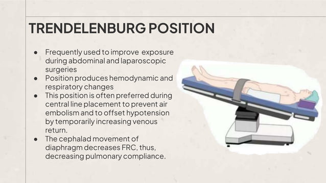 Patient Positioning - Anesthesia, position | PPTX | Death, Injury, or ...