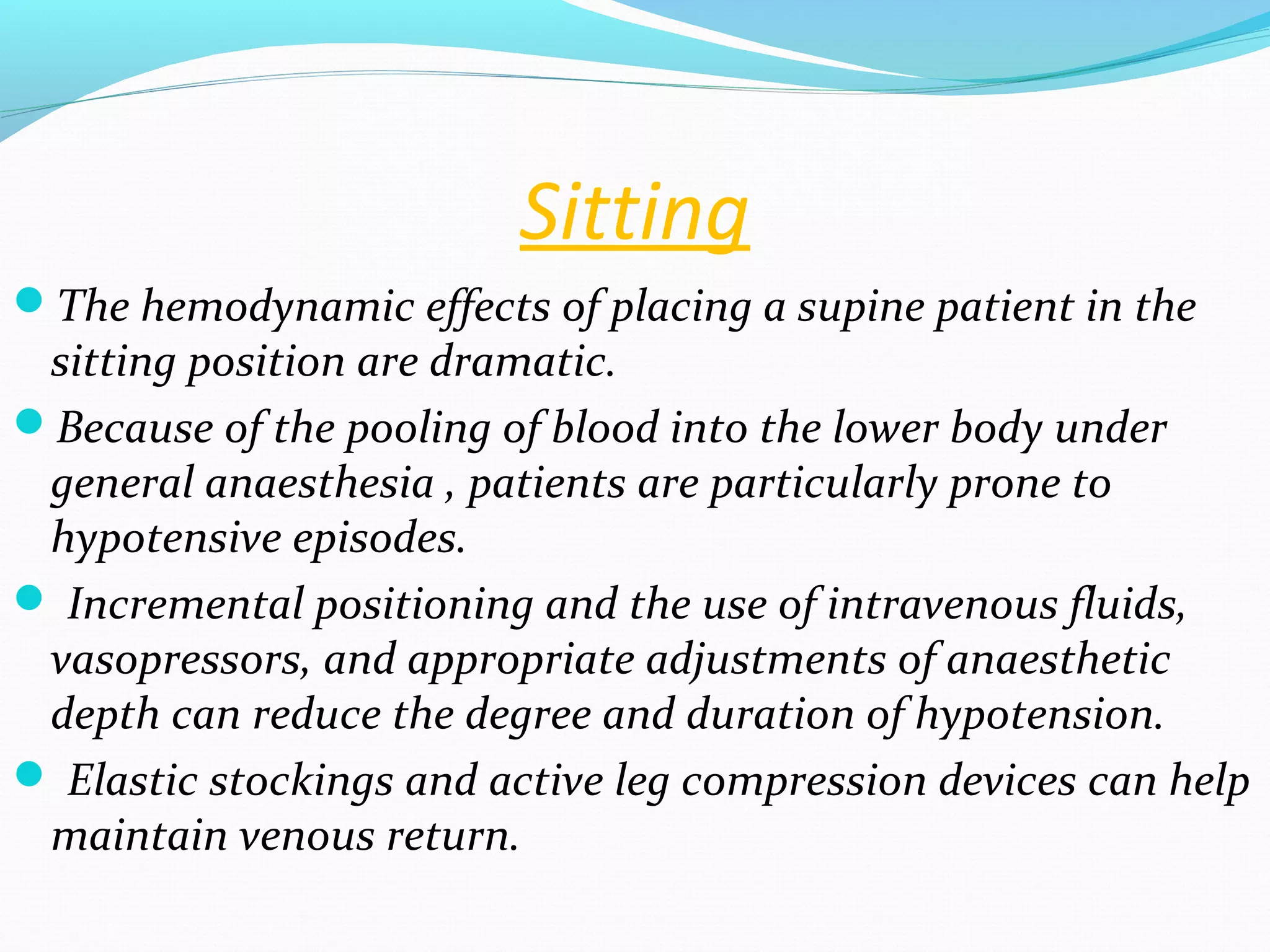 Patient positioning during surgery Dr Rakesh kaward | PPT