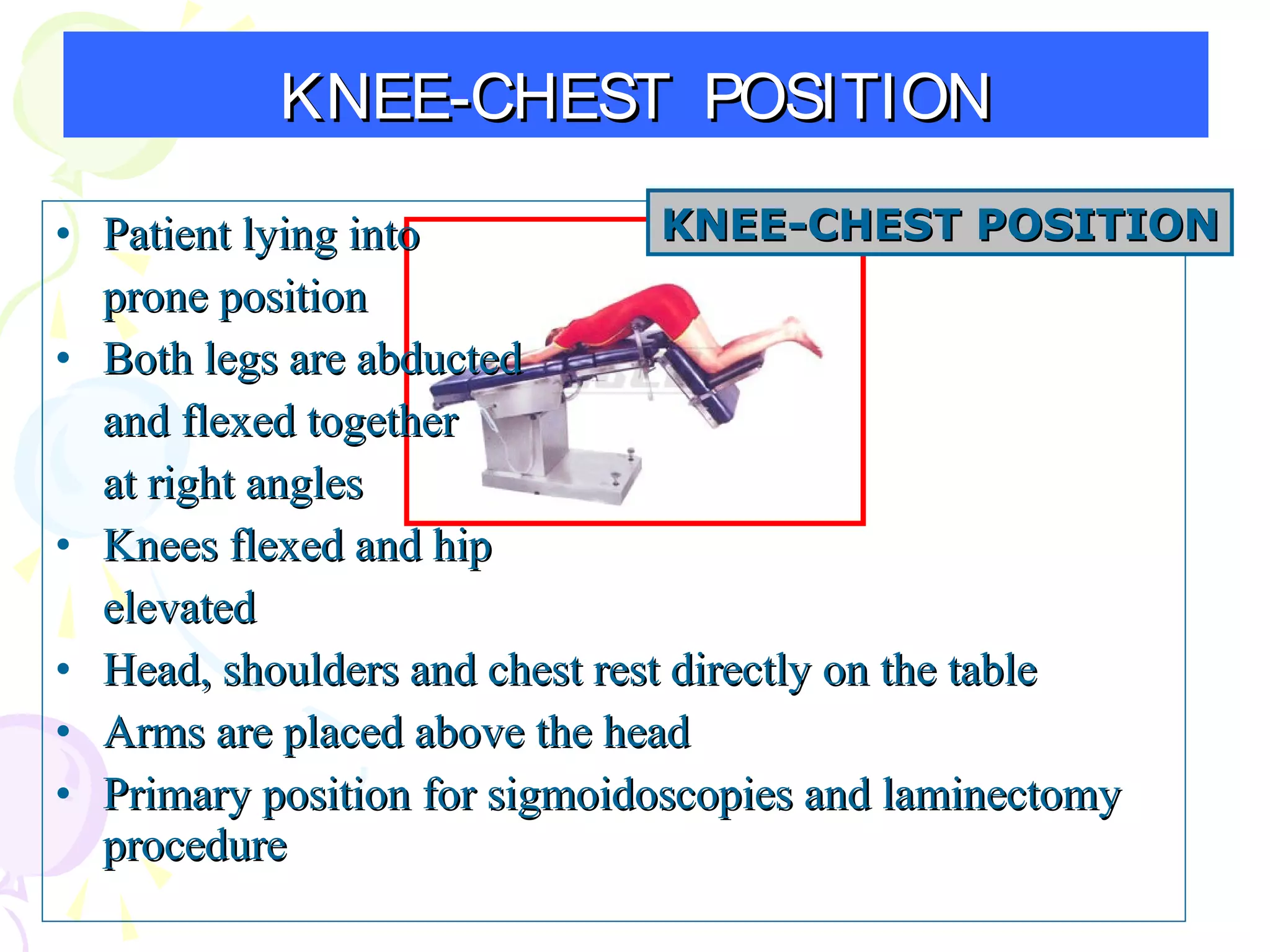 Patient positioning in operating theatre -gihs | PPT