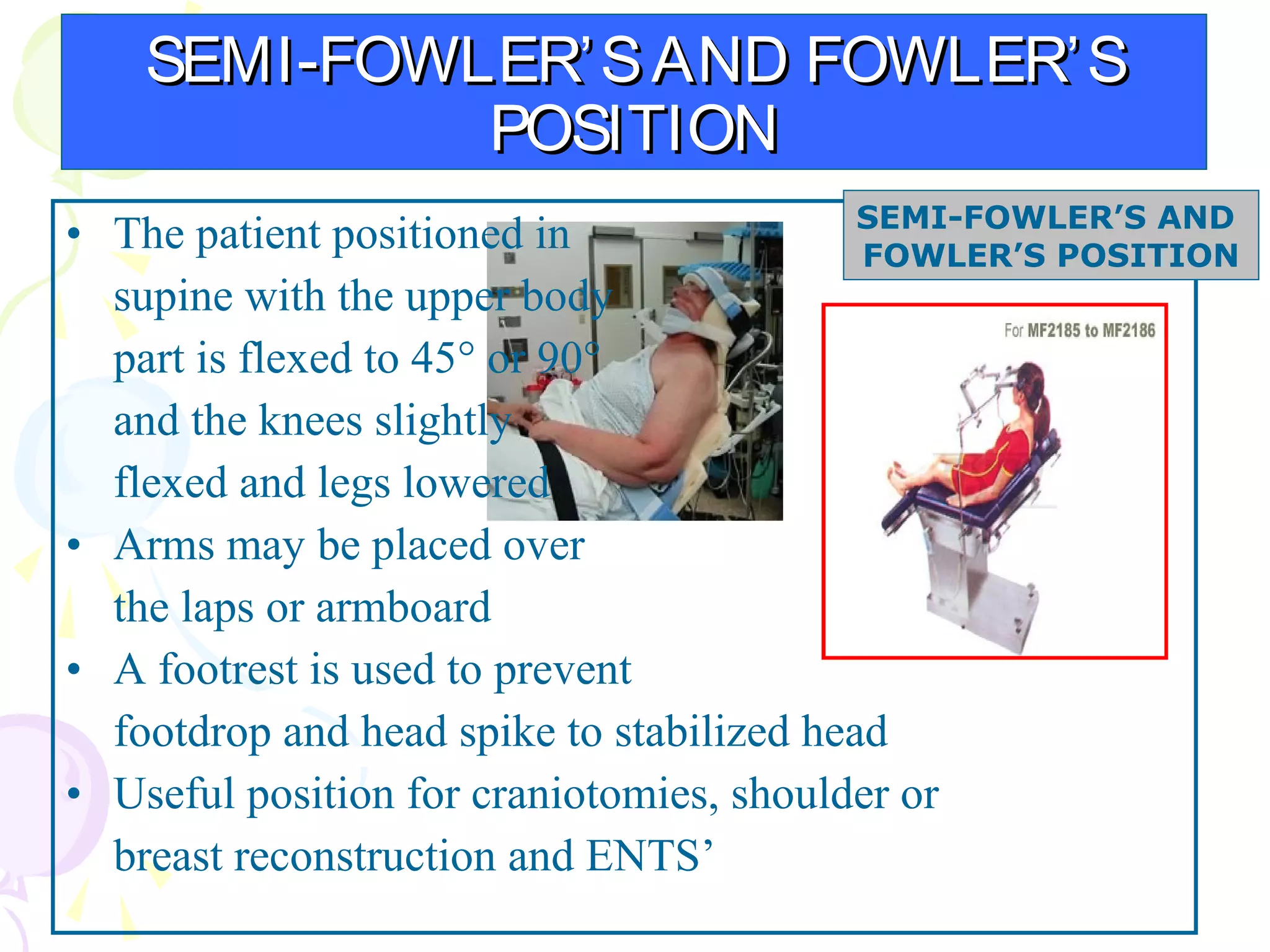 Patient positioning in operating theatre -gihs | PPT