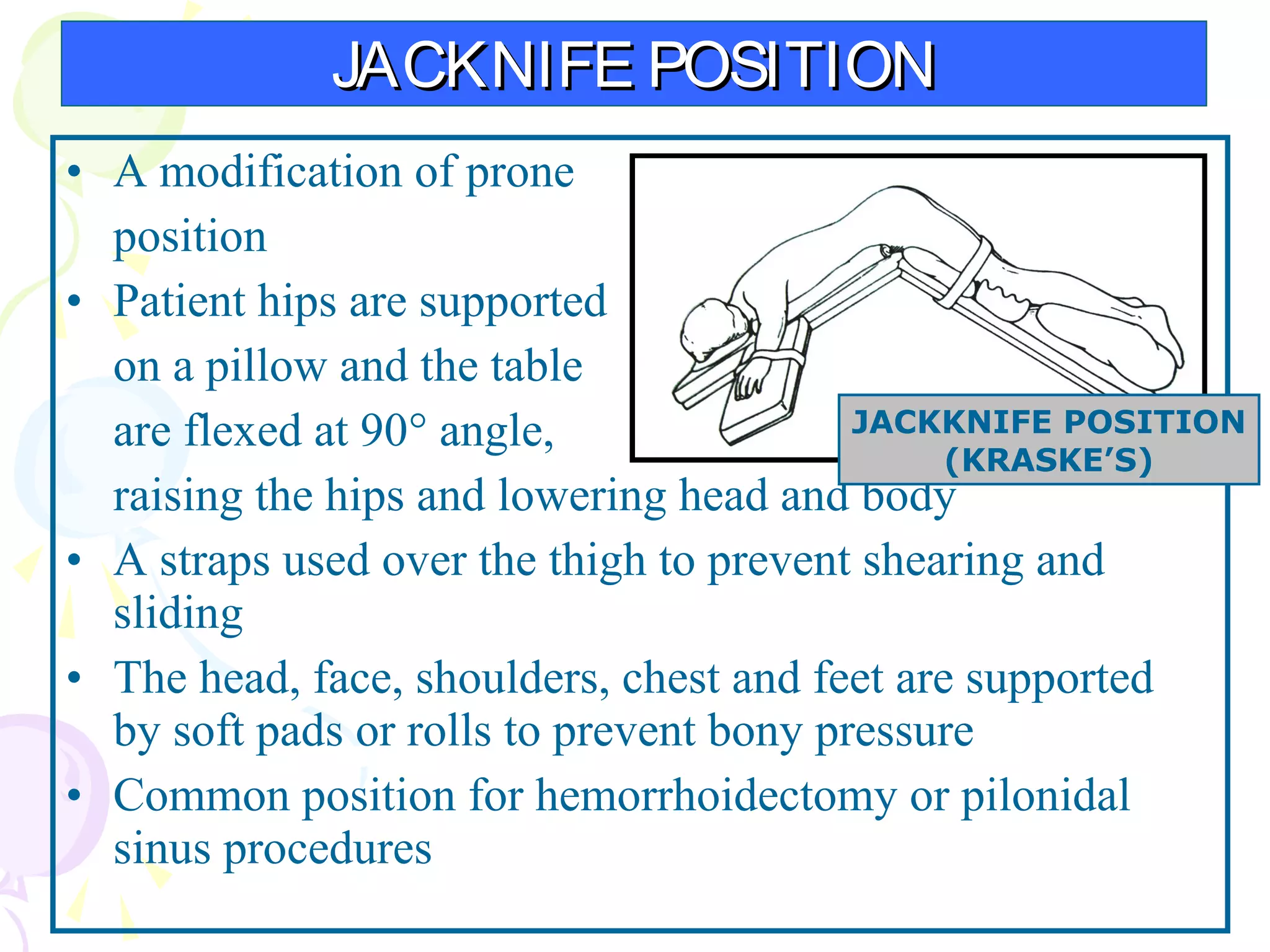 Patient positioning in operating theatre -gihs | PPT