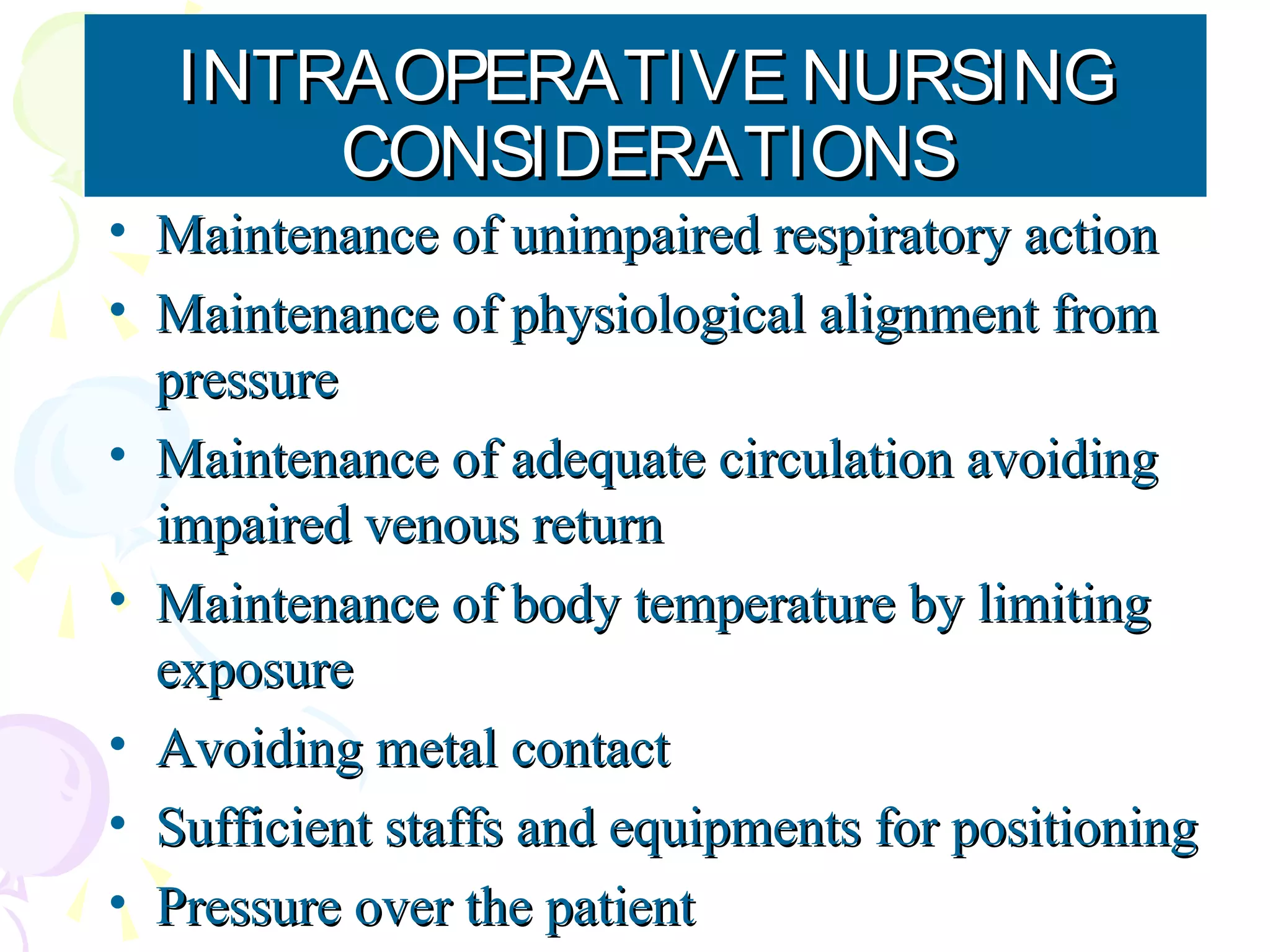Patient positioning in operating theatre -gihs | PPT