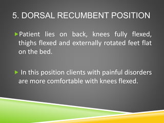 Patient Positions presented by Adeel Raza Gondal | PPT