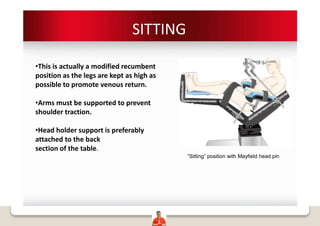 Patient different position under anesthesia | PPTX