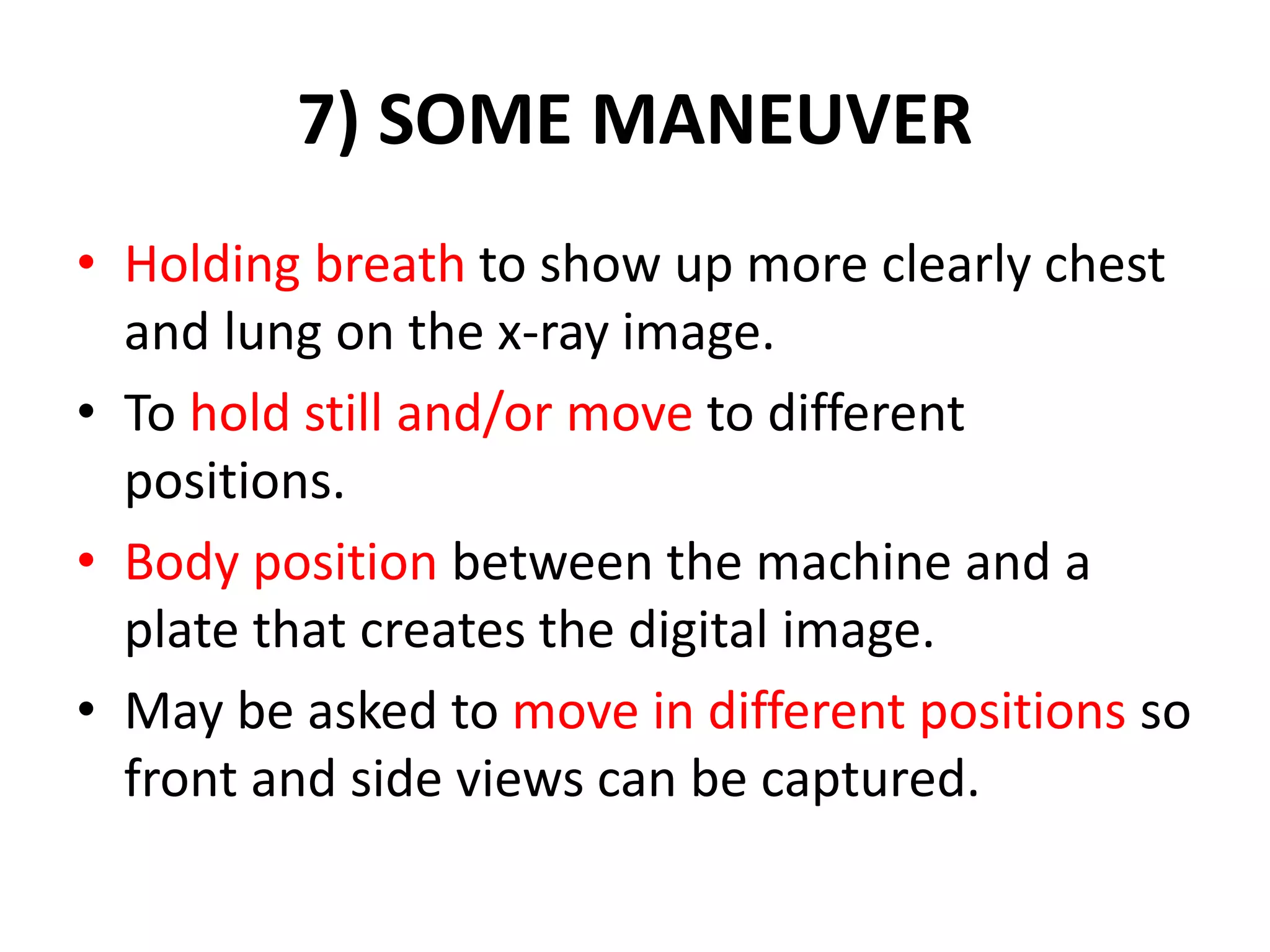Patient preparation for radiological procedure | PPTX